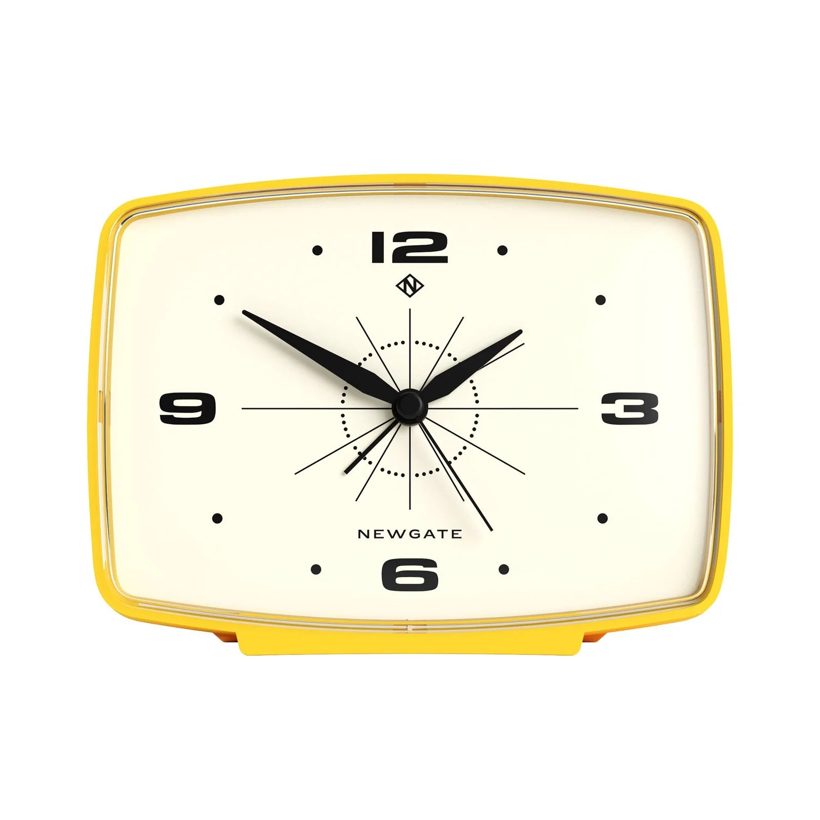 Newgate Brooklyn Alarm Clock in Yellow – newgateworld.eu